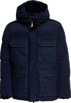 Dondup doudoune à capuche - Bleu