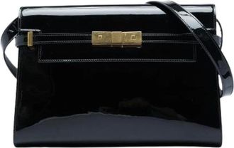 Saint Laurent Sac bandouli&egrave;re Manhattan Pre-owned - Femme - Pre-owned - Noir - Taille: ONE Size
