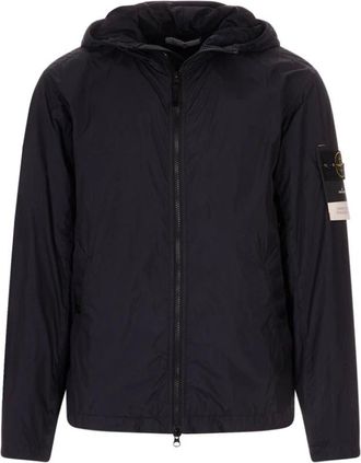 Stone Island Homme, Vestes, Bleu, Taille: XL Crinkle Reps NY Jacket