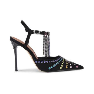 Kurt Geiger Crystal Point Heel - Femme - Chaussures - Noir - Taille: 36 EU