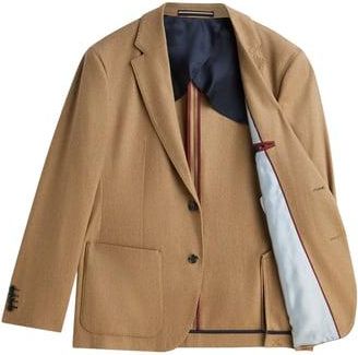 Tommy Hilfiger Blazer droit un en laine m&eacute;lang&eacute;e