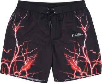 Phobia Archive Homme, Maillots de bain, Multicolore, Taille: XL Lightning Swim Shorts