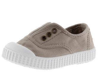 Victoria Sneaker Unisex 1915 Gef&auml;rbte Canvas Drec & Zentraler Gummizug & Verst&auml;rkte Spitze 106627 f&uuml;r Kinder BEIGE 23