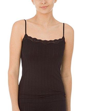 CALIDA Etude Toujours Shirt, Semi transparent, Black, S (40/42) Womens