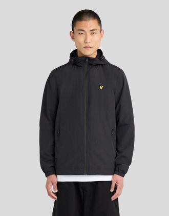 Lyle & Scott Taped Zip Through Kapuzenjacke