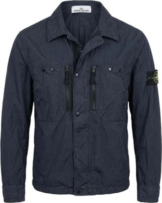 Stone Island Homme, Vestes, Bleu, Taille: XL Stone Island Manteaux