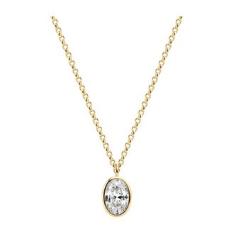 Sif Jakobs Jewellery Femme, Accessoires, Jaune, Taille: ONE Size Sardinien Ovale Necklace