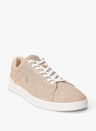 Polo Ralph Lauren Baskets aspect daim en cuir m&eacute;lang&eacute;