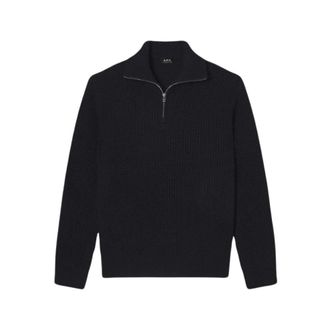 A.P.C. A.p.c. - Pull Camionneur - Homme - Pulls - Bleu - Taille: L