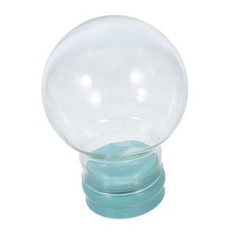 SOLUSTRE Selbstgemacht 45mm Befüllbares Glas Für Weihnachtsdekoration Durchsichtige Schneekugel Für Bastelarbeiten Hochzeiten Zuhause Büro