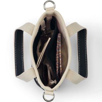 Lands End Extrakleine offene Canvas-Tasche, Damen, Gr&ouml;&szlig;e:null regular, Wei&szlig;, Baumwolle, by Lands End