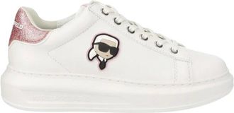 Karl Lagerfeld Femme, Chaussures, Blanc, Taille: 38 EU Ikon NFT Kapri Baskets