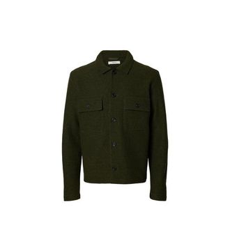 Selected Cardigan &agrave; col classique en laine