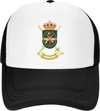 Generic Casquette Trucker personnalis&eacute;e L&eacute;gion espagnole Unisexe Ajustable Adulte Blason Espagnol Casquette de Baseball d&eacute;t&eacute; Papa Cadeaux pour Les Sports et a