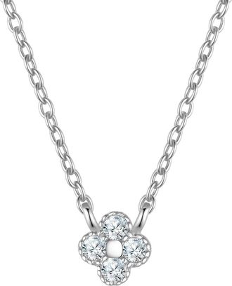 Glanzst&uuml;cke M&uuml;nchen Halskette - Sterling Silber Halskette Zirkonia - Gr. unisize - in Silber - f&uuml;r Damen