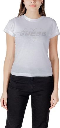 Guess Guess Aktives Wei&szlig;es Baumwoll-T-Shirt