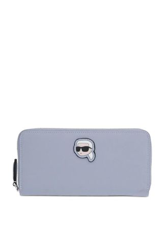 Karl Lagerfeld Ikon Portemonnaie mit Reißverschluss - Violett