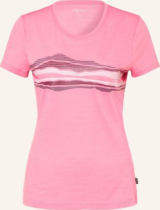 Meru Me&deg;Ru Funktionsshirt S&ouml;lvesborg Mit Merinowolle rosa