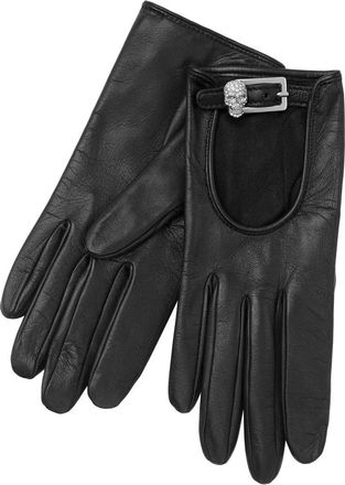 Philipp Plein Handschuhe - Handschuhe Skull Mit Schmucksteinen - Gr. 10 - in Schwarz - für Damen