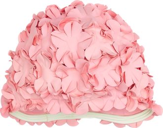 Beco Beco Beermann GmbH & Co. KG Kinder Gummi-Blütenhauben Kappe, rosa, One Size