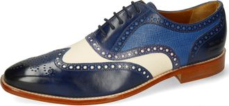 Melvin & Hamilton Oxford Schuhe Herren Leonardo 21 Blau 42