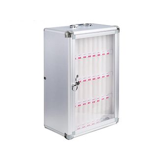 Generic Handy-Aufbewahrungsbox aus Aluminiumlegierung, Handyhalterung f&uuml;r Klassenzimmer, Robust und Langlebig, mit Schloss und Schl&uuml;ssel, f&uuml;r Unternehmen, Fab