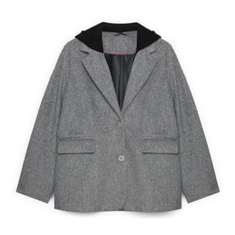 Fiorella Rubino Damen, Jacken, Grau, XLGr&ouml;&szlig;e