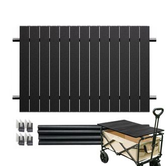 Generic Campingtisch, Gartenwagen, Camping-Tischtafel aus Aluminiumlegierung, 29,5 x 21,6 Zoll, Strandcamp-Zubeh&ouml;r, robustes Wanderwerkzeug zum Angeln