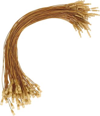 Artibetter 200 St&uuml;ck Weihnachtskugelaufh&auml;nger mit Schnappverschluss 20cm Polyesterseile Schmuck und Dekohaken f&uuml;r Christbaumschmuck und Etiketten