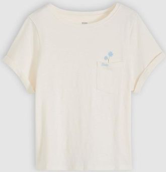 Levi's Julie Grafik-T-Shirt mit Brusttasche - Damen - Wei&szlig; / Wei&szlig;