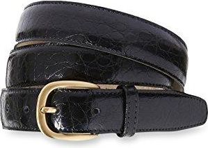 Honcelac Honcelac - Ceinture cuir réglable imitation croco - Noir - 120