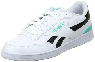 Reebok Unisexs Court Advance Clip Sneaker, White Black Teamteal, 42 EU