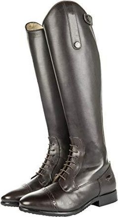 HKM Sports Equipment Reitstiefel-Valencia, Normal/Extra Weit2400 Bas Mixte, Marron, 39 EU