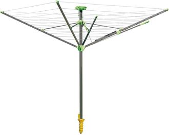Juwel Juwel Wäschespinne Novaplus Evolution Lift (für 5-6 Waschmaschinenladungen, Wäscheschirm mit Schutzhülle und Bodenhülse, Wäscheständer öffnet automati