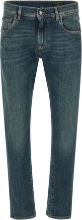Dolce & Gabbana Homme, Jeans, Bleu, Taille: 2XL Essential Stone Washed Jeans