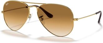 Ray-Ban unisex, Accessoires, Jaune, Taille: ONE Size Aviator Large Metal