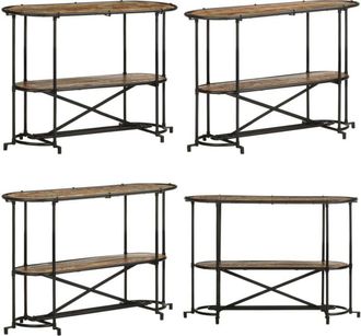 vidaXL vidaXL Konsolentisch 110x42x76 cm Altholz Massiv