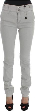 Costume National Femme, Jeans, Gris, Taille: W26 Jeans Super Slim Fit en m&eacute;lange de coton