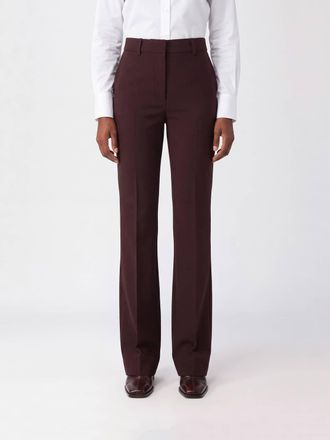 Sportmax Pantalon &eacute;vas&eacute; de tailleur en laine vierge &agrave; taille mi-haute