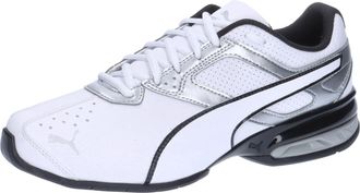 Puma Puma Tazon 6 FM, Herren Cross-Trainer, Weiß (PUMA WHITE-PUMA SILVER-PUMA BLACK), 42.5 EU (8.5 UK)