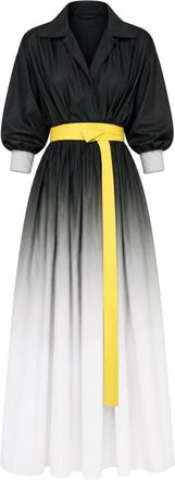 Norma Kamali Robe chemise mi-mollet ultra ample - Femme - Robes - Multicolore - Taille: 42 FR