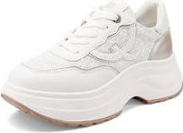 Queen Helena Sneakers Platform Baskets Femme X33-35, X34 30 Blanc, 38 EU