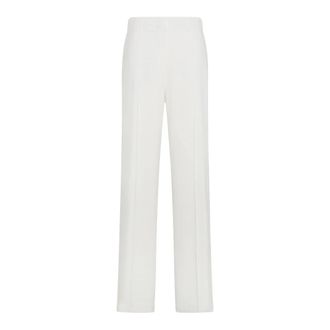 Seventy Stretch-Cady-Cr&ecirc;pe-Viskose-Langhose - - Trousers - Damen - Wei&szlig; - S