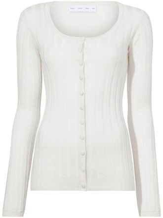 Proenza Schouler cardigan Hattie - Blanc