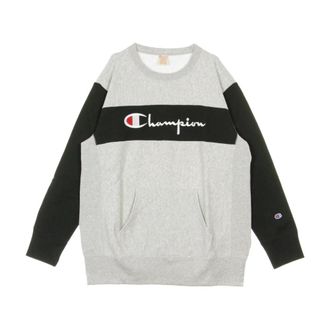 Champion Farbblock K&auml;ngurutasche Sweatshirt - - Sweatshirts & Hoodies - Herren - Grau - S