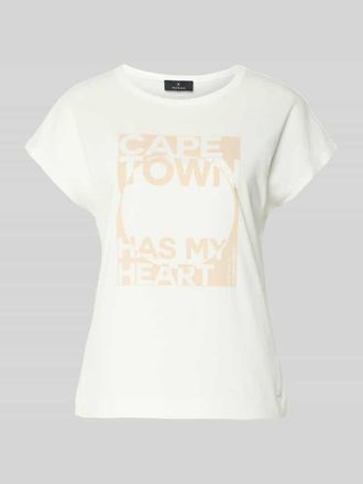Monari Regular Fit T-Shirt mit Statement-Print