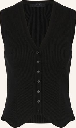 AllSaints Allsaints Strickweste Cruz schwarz