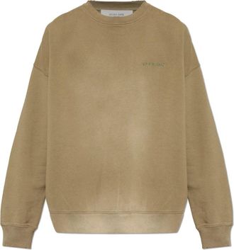 Golden Goose Homme, Sweatshirts et sweats &agrave; capuche, Vert, Taille: M SweaT-shirt effet vintage