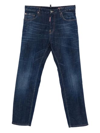 Dsquared2 Jeans mit Knopfverschluss - Blau