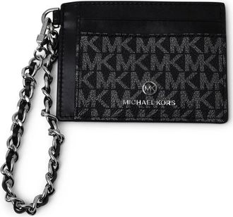 Michael Kors Canvas-Mix Kartenetui - - Accessories - Damen - Schwarzk - ONE SIZE